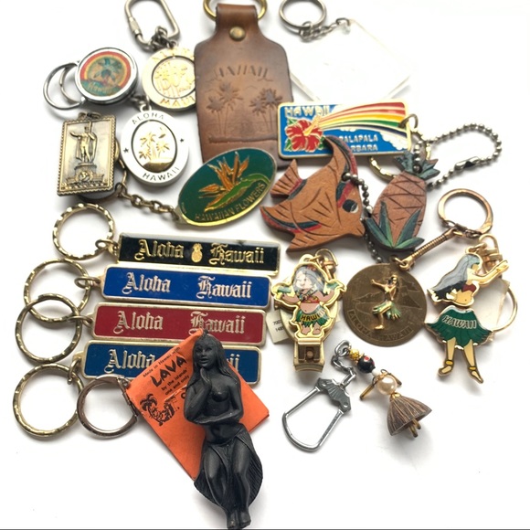 Hawaii | Holiday | Vintage Hawaiian Keychains Orornaments Cocojoes ...